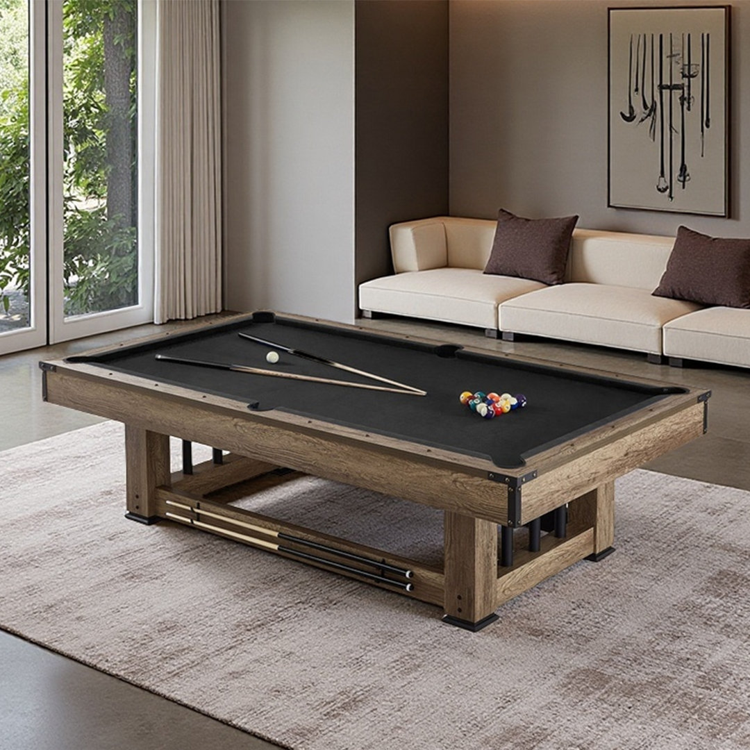 RackMaster Billiards 3-in-1 Multi Game Pool Table Includes Billiards, Dining Table, & Table ...